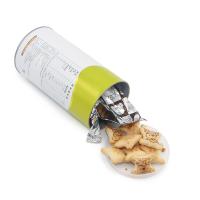 China Custom Cylindrical Ring Pull Tab Can Recyclable Paper Canisters For Baby Food for sale