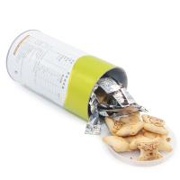 China Custom Cylindrical Ring Pull Tab Can Recyclable Paper Canisters For Baby Food for sale