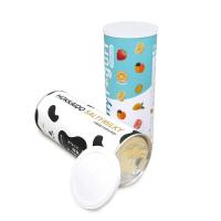 China Food Grade Oatmeal Paper Can Packaging With Aluminum Foil Seal Dustproof Lid for sale