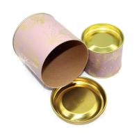 China Paper Tubes Tinplate Plug Lid Packaging For Transporting Aromatherapy And Perfumes for sale