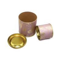 China Paper Tubes Tinplate Plug Lid Packaging For Transporting Aromatherapy And Perfumes for sale