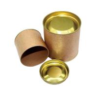 China Custom Made Round Tinplate Plug Lid For Kraft Paper Transport Paper Tubes for sale