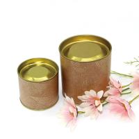 China Custom Made Round Tinplate Plug Lid For Kraft Paper Transport Paper Tubes for sale