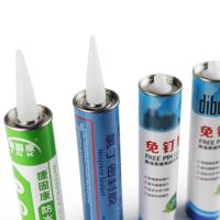 China Custom Recyclable Empty Silicone Sealant Paper Tube Packaging Replaceable Nozzle for sale