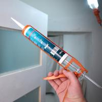 China Custom Recyclable Empty Silicone Sealant Paper Tube Packaging Replaceable Nozzle for sale