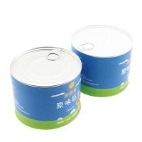 China Custom Eco Friendly Dog Food Paper Can Packaging With Easy Open Lids for sale