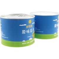 China Custom Eco Friendly Dog Food Paper Can Packaging With Easy Open Lids for sale