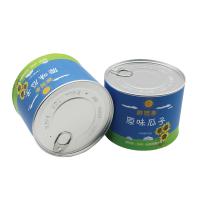 China Custom Eco Friendly Dog Food Paper Can Packaging With Easy Open Lids for sale