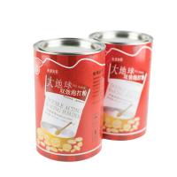 China Custom Penny Lever Lid Paper Can Packaging For Seasonings Yeast Powder Milk Powder for sale