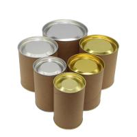 China Bio Degradable Kraft Paper Canister Paper Cardboard Tube Customized For Food Packaging for sale