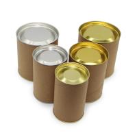 China Bio Degradable Kraft Paper Canister Paper Cardboard Tube Customized For Food Packaging for sale