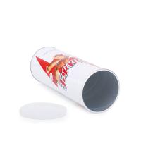 China Eco Friendly Potato Chips Can Recyclable Cylindrical Paper Tube With Inner Lining Film for sale