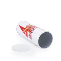 China Custom Cylindrical Potato Chips Can With High Sealing Aluminum Foil Seals for sale