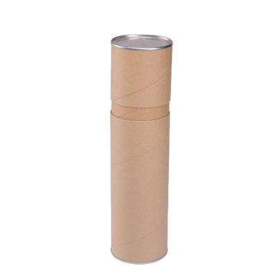 China Custom Straight Sided Kraft Paper Push Up Tubes For Safe Transport for sale