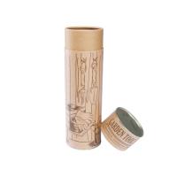 China Custom Straight Sided Kraft Paper Push Up Tubes For Safe Transport for sale