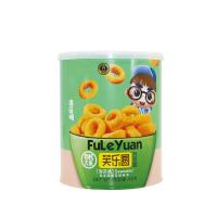 China Custom Logo Easy Peel Lid Paper Can With Dust Cover For Baby Food for sale