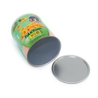 China Custom Logo Easy Peel Lid Paper Can With Dust Cover For Baby Food for sale