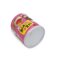 China Customized Food Grade Easy Peel Lid Paper Can For Children's Snacks for sale