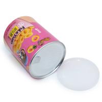 China Customized Food Grade Easy Peel Lid Paper Can For Children's Snacks for sale