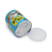China Cylinder Eco Friendly Cardboard Food Packaging Aluminum Easy Tear Metal Lid for sale
