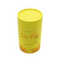 China Customized Size Logo Push Up Composite Paper Cans For Mixed Grains for sale