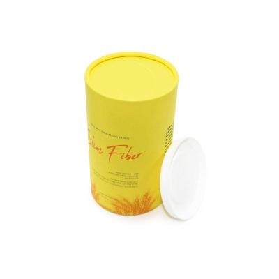 China Customized Size Logo Push Up Composite Paper Cans For Mixed Grains for sale
