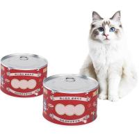 China Customized Eco Friendly Pet Food Paper Tube With Easy Open Lid for sale