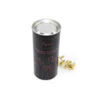 China Custom Inner Plug Cardboard Wine Tube Food Grade Cylindrical Composite Paper Cans for sale