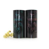 China Custom Cylinder Paper Canister Packaging For Apparel And Towel Packaging for sale