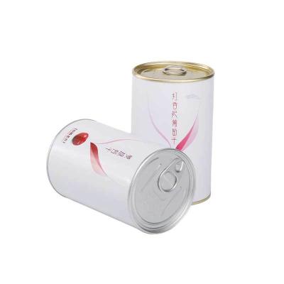 China Customizable Composite Paper Cans With Easy-open Lids Dust-proof Caps Are Also Available for sale