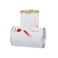 China Customizable Composite Paper Cans With Easy-open Lids Dust-proof Caps Are Also Available for sale
