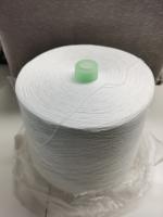 China TFO 20S/2/3 100% Spun Polyester Thread With Raw White Color OEKO Certificate for sale
