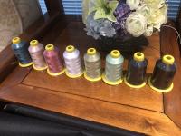 China 6000M 75D/2 Vivid Color Polyester Embroidery Thread For Computer Embroidery Machine for sale