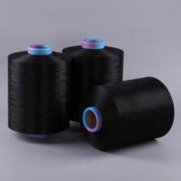 China Recycled Ring Spun Yarn Polyester Textured Yarn GRS OETEX Certified for sale