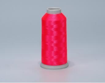 China Bright Red 6000M 75D/2 Embroidery Polyester Thread For Embroidery for sale