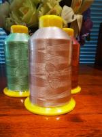 China Embroidery Trilobal Polyester Filament Thread 120D/2 125G With Bright Luster for sale