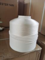 China Raw White Polyester Embroidery Thread 108D/2 ZS Twist High Strength for sale