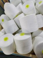 China 100% Spun Polyester Sewing Thread TFO Quality 20S/2,20s/3 Raw White for sale