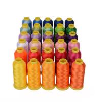 China Bright Luster Polyester Embroidery Thread 120D/2 125G For Embroidery for sale