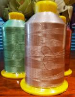 China 7.0G/D High Tenacity Polyester Sewing Thread 100D/2 Acid Resistant for sale