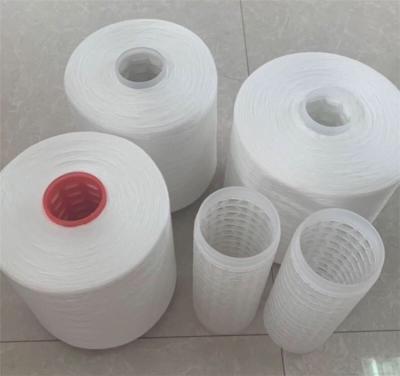 China Virgin Raw White Sustainable Thread For Sewing 40S/2 with GRS certificate for sale