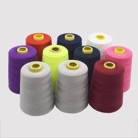 China 100% Polyester Staple Fiber Spun Poly Thread 4000Y 5000Y 10000Y for sale