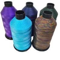 China 210D/3 Nylon Bonded Sewing Thread Raw White Lowly Elongation for sale