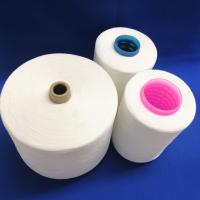 China Virgin Recycled Polyester Spun Yarn 40S/2 For Sewing with GRS certificate for sale