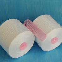 China 21s Recycled Polyester Spun Yarn , ISO9001 Sustainable Textured Polyester Thread for sale