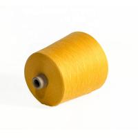 China 40S 60S Recycled Polyester Spun Yarn Dyed Color AA GRADE Evenness for sale