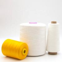 China 20S/2 Recycled Polyester Spun Yarn S/Z Twist Raw Pattern For Sewing for sale
