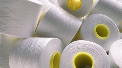 China Recycle Spun Polyester Yarn 22s with GRS certificate for sale