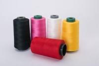 China 29s/2 White Polyester Yarn , dyed Poly Poly Core Spun Thread for sale
