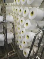 China High Strength Recycled Polyester Spun Yarn 60S/2 For Sewing for sale